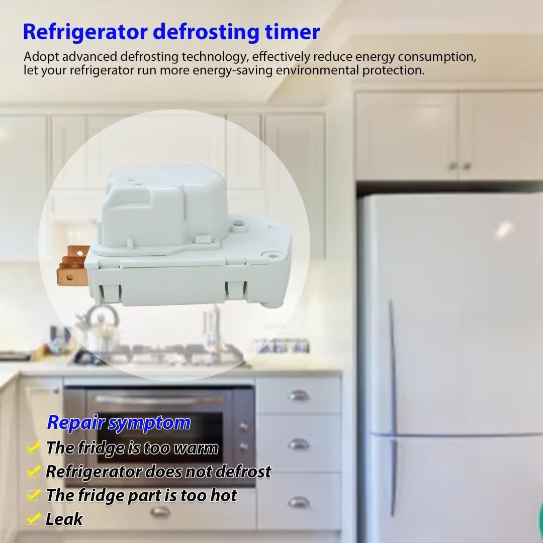 Upgraded 215846604 Timer-Defrost for Frigidaire Refrigerator 241809402 241809401 08000035 08003824