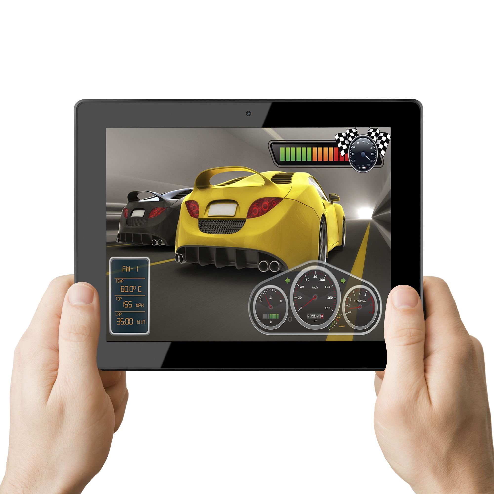 Coby Kyros 9.7-Inch Android 4.0 8 GB 4:3 Capacitive Multi-Touchscreen Internet Tablet with Built-In Camera, Black MID9742-8