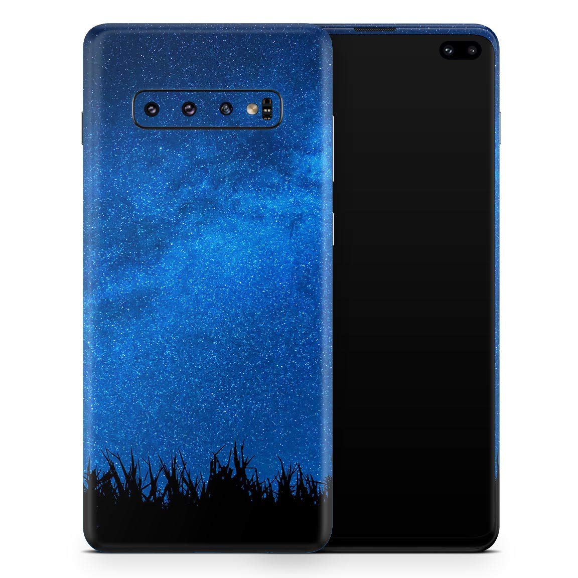 DesignSkinz Silhouette Night Sky Protective Vinyl Decal Wrap Skin Cover Compatible with The Samsung Galaxy S20 (Screen Trim & Back Glass Skin)