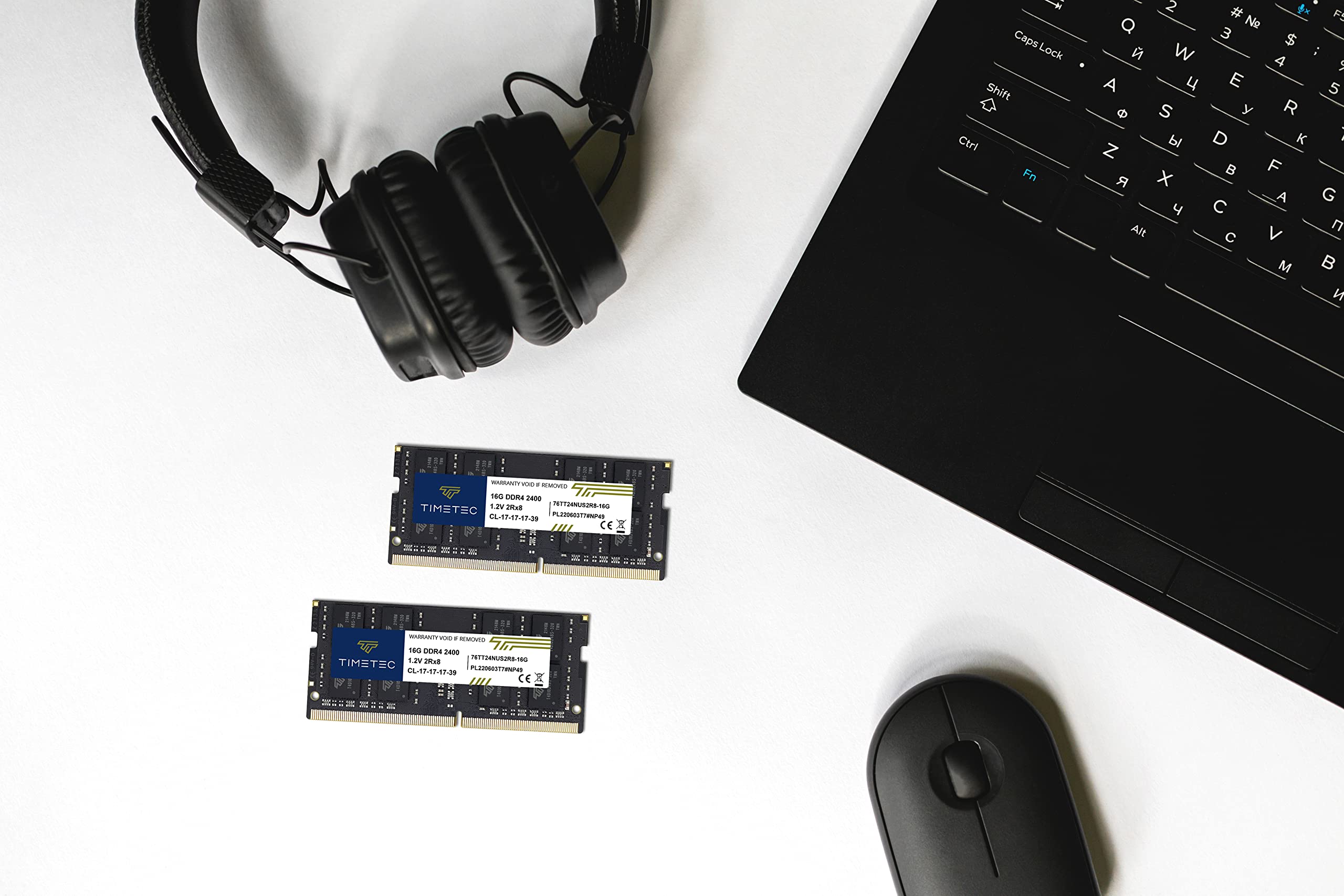 Timetec 32GB KIT(2x16GB) DDR4 2400MHz PC4-19200 Non-ECC Unbuffered 1.2V CL17 2Rx8 Dual Rank 260 Pin SODIMM Laptop Notebook PC Computer Memory RAM Module Upgrade (32GB KIT(2x16GB))