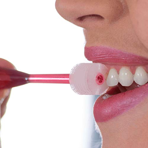 Brilliant Soft Bristle Toothbrush for Adults - Round Brush Head Micro-Fine, Rounded-Tip 360 Degree All Around Bristles, Sensitive Tooth Brush, Oral Hygiene Products, Red, 1 Count