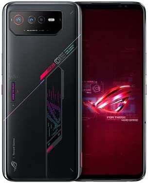 ASUS Rog Phone 6 5G Dual AI2201 128GB 8GB RAM Factory Unlocked (GSM Only | No CDMA - not Compatible with Verizon/Sprint) Tencent Version - Black