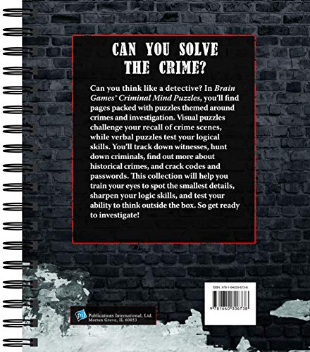 Brain Games - Criminal Mind Puzzles: Collect The Clues And Crack The Cases