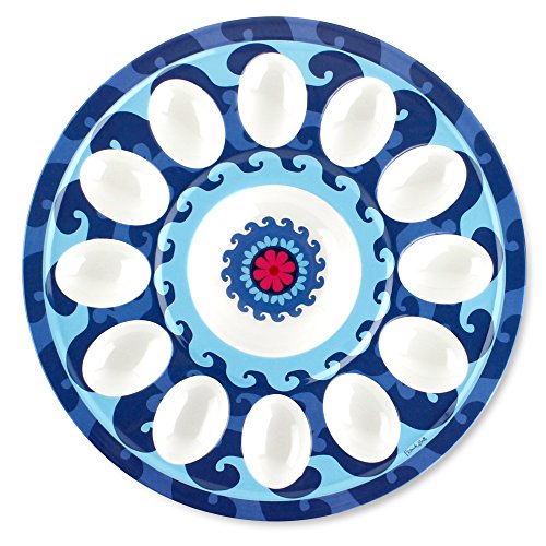 French Bull 12" Egg Tray - Melamine Dinnerware - Platter, Dish, Serving, Deviled, Easter - Sus