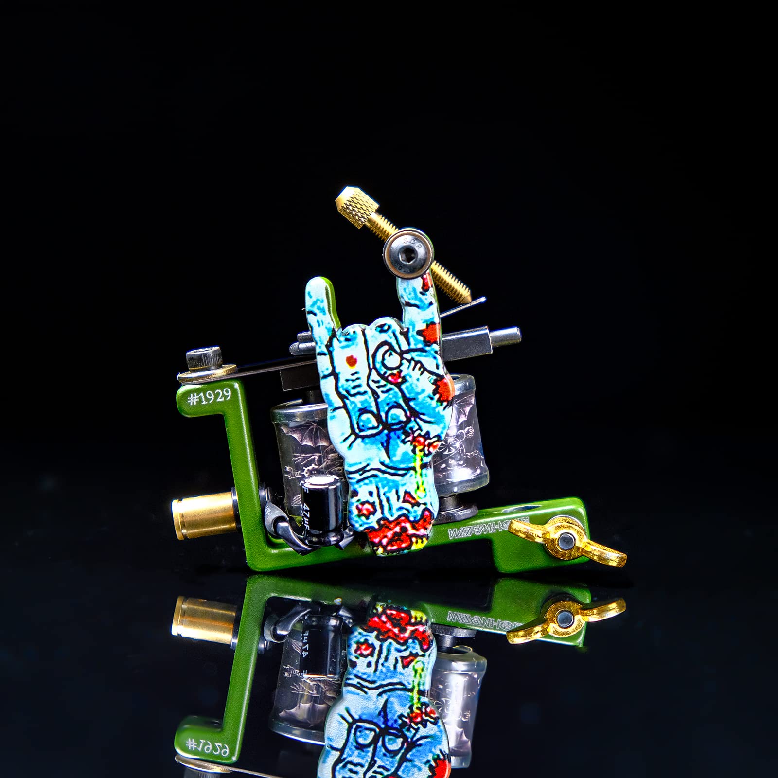 Wormhole Tattoo Kit for Beginners 10 Tattoo Inks Complete Tattoo Machine Gun Power Supplies TK096