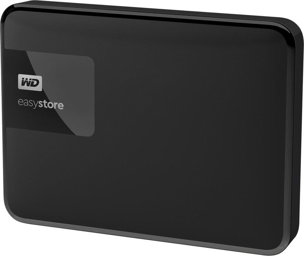 Western Digital WD Easystore 4TB External USB 3.0 Portable Hard Drive - Black WDBKUZ0040BBK-WESN