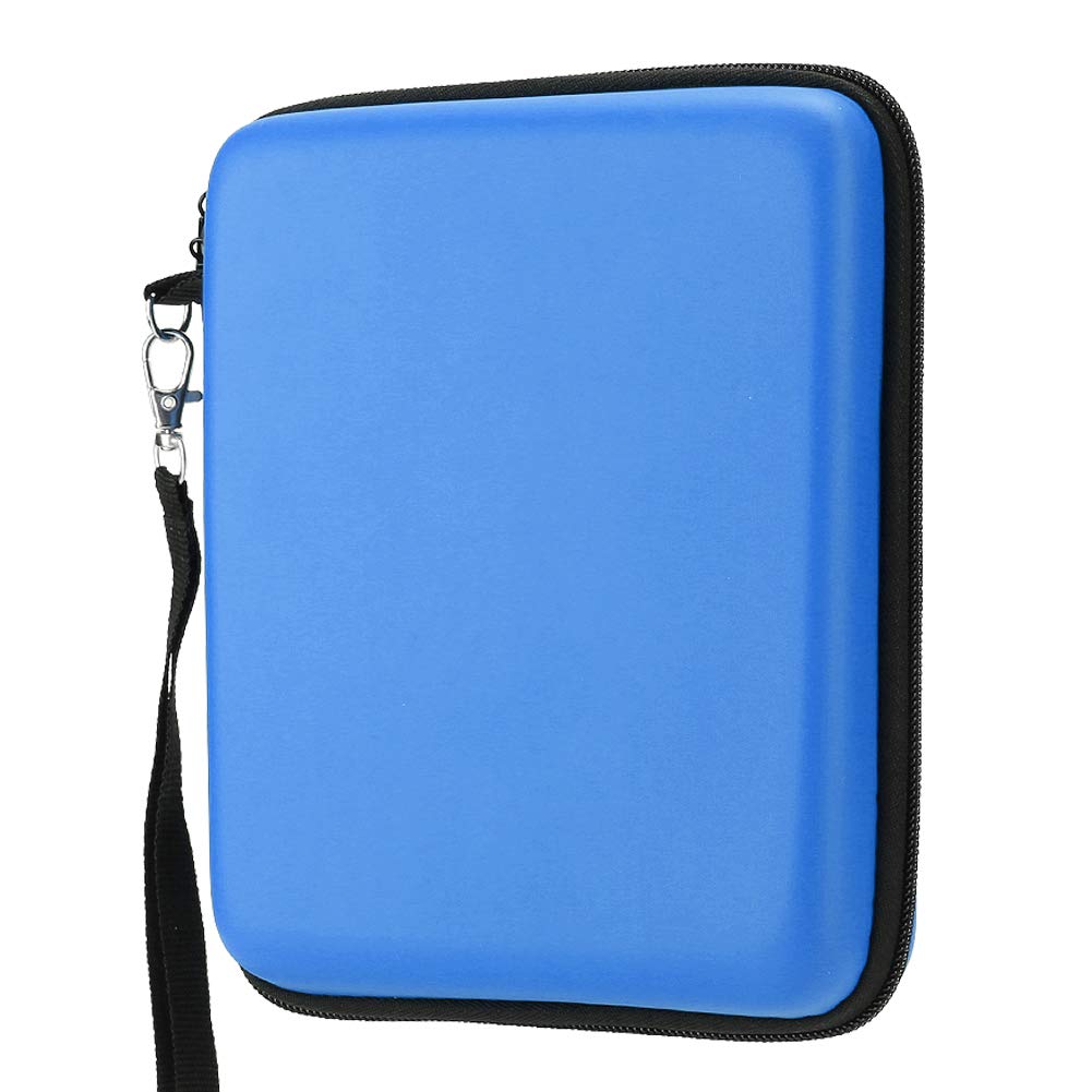 2Pcs Carrying Case for 2DS Console, EVA Hard Shell Carrying Case Portable Bag with Lacing for 2DS Console and Accessories(Blue) [video game]