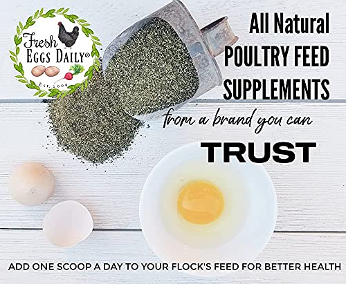 Fresh Eggs Daily Coop Kelp Organic Feed Supplement Vitamins for Backyard Chickens and Ducks 7LB