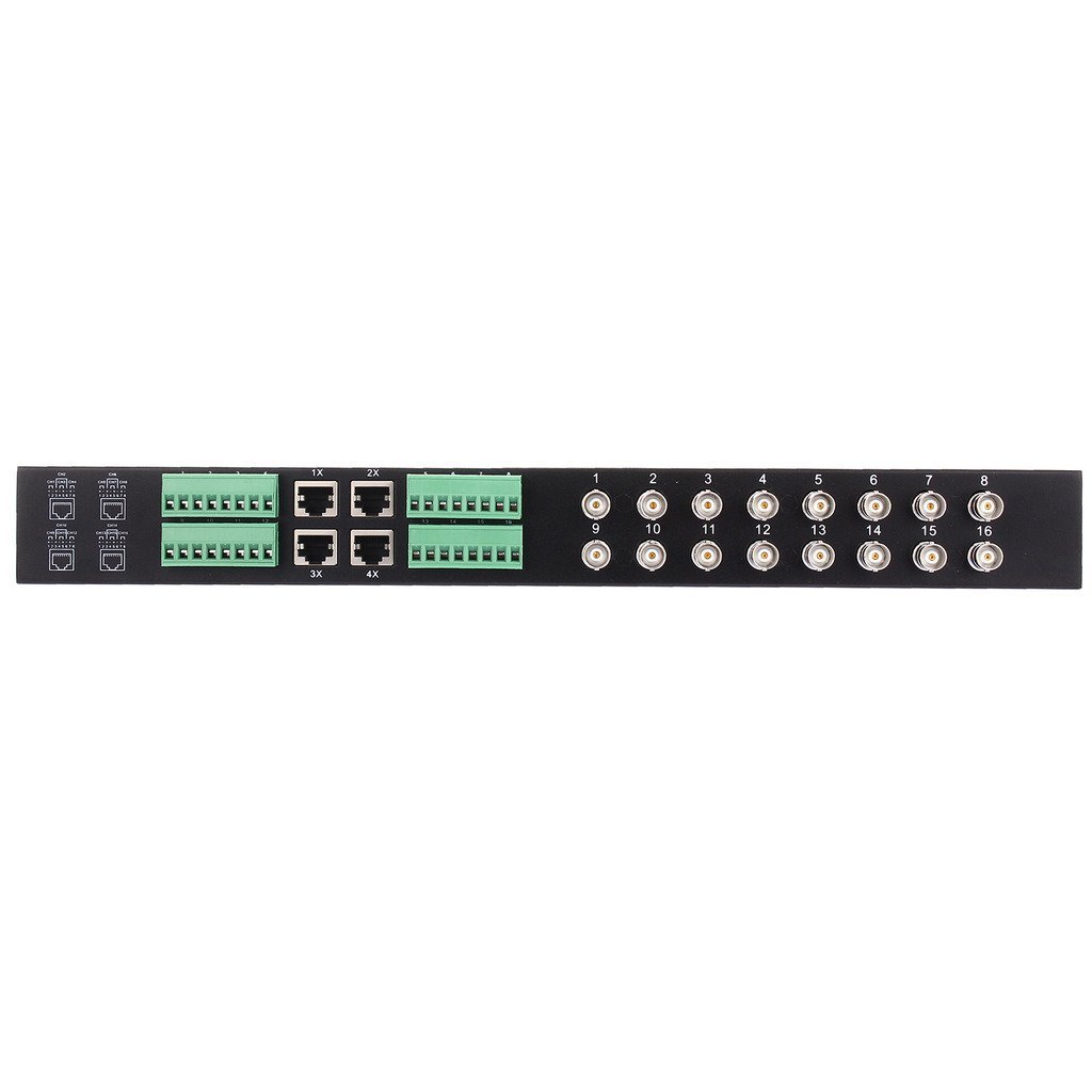 BeElion 16 Channel Video Balun BNC to RJ45 Passive Transceiver Converter for CCTV DVR Camera System, BNC| RJ45| CAT5 Connector