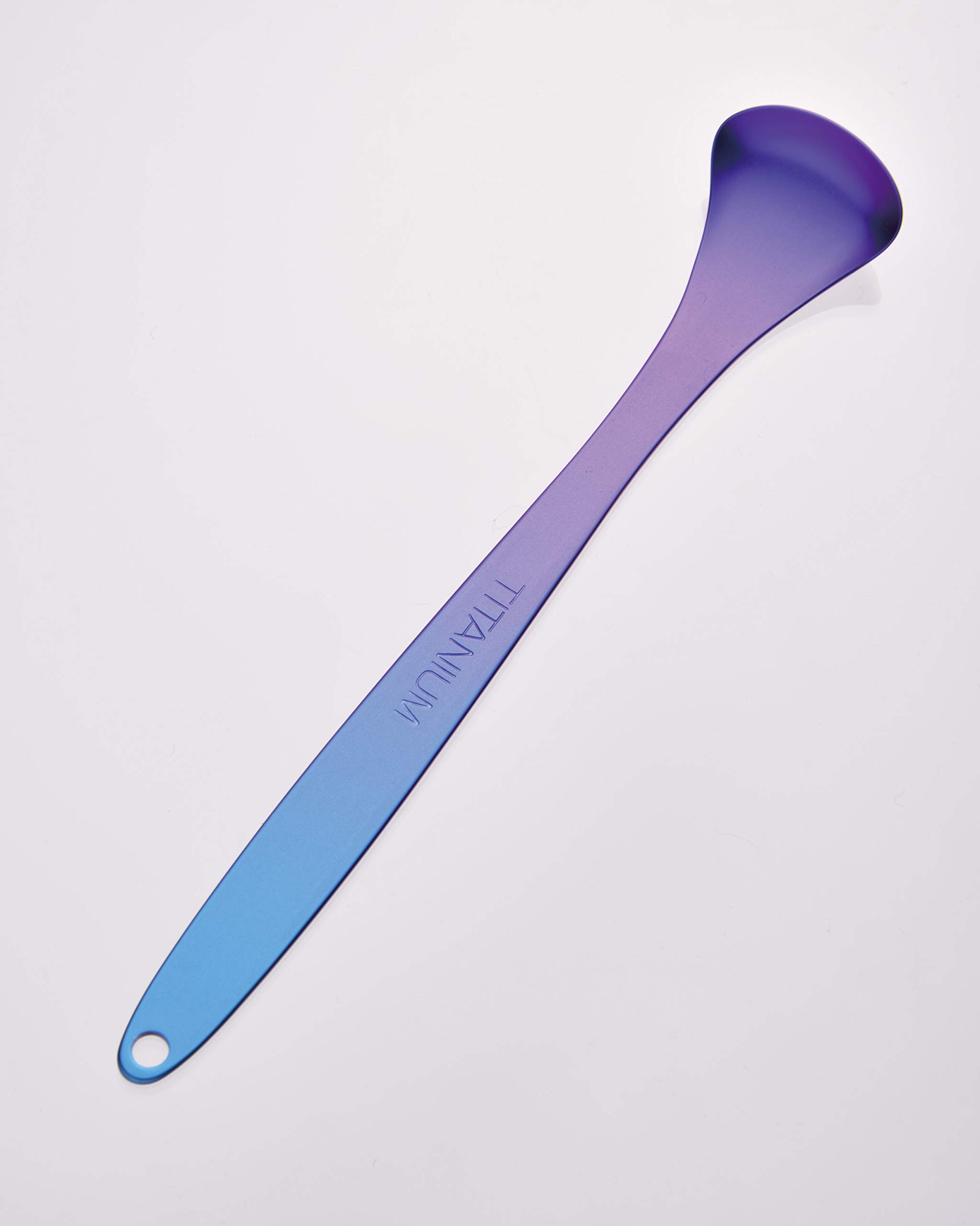 TE to TE KT-31 Pure Titanium Japanese Tongue Cleaner, Moss & Premium II, Matte Peach, Total Length 5.9 inches (150 mm) (Matte Purple)