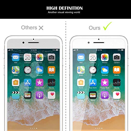 iPhone SE 2nd Generation Glass Screen Protector, eTECH Tempered Glass Screen Protector for Apple iPhone SE 2nd Generation 2020 Model β Bubble Free, Case Friendly, HD Clear (For SE 2nd Gen ONLY)