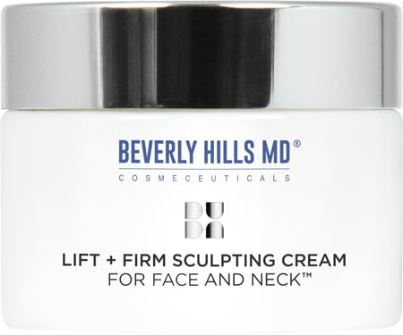 Beverly Hills MD Lift & Firm Sculpting Cream- Tighten & Tone Skin, Anti-Aging Lotion for Smooth, Moisturized Complexion- Lift and Smooth Face, Neck, Décolleté w/Silk Peptides, Fruity