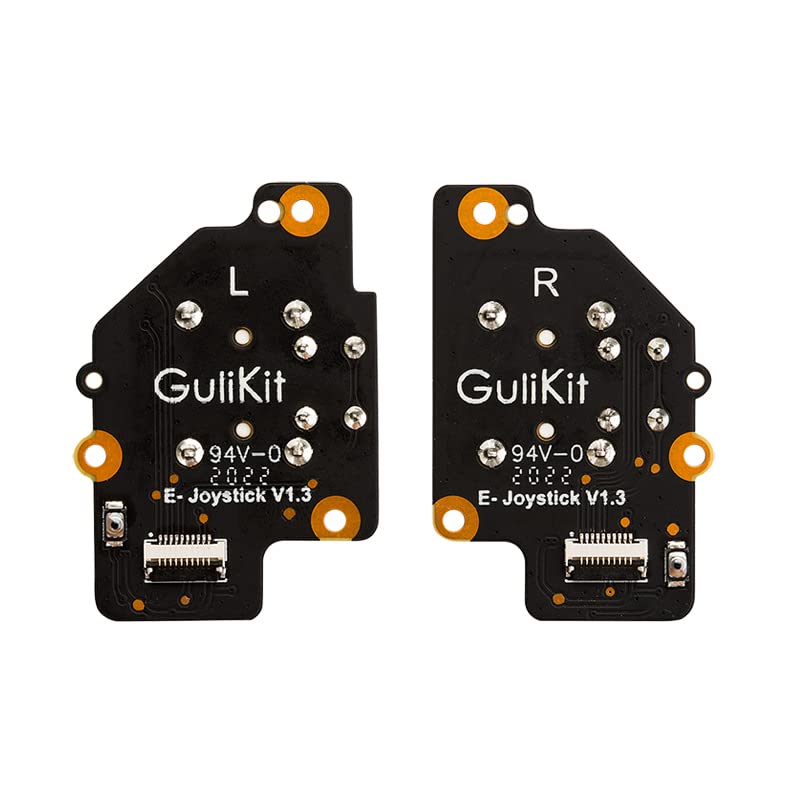 2 Pack GuliKit (No Drifting) Electromagnetic Joystick Module Thumbstick Parts Repair Kit Hall Effect Joysticks for Steam Deck Super Smooth Longer Work Life