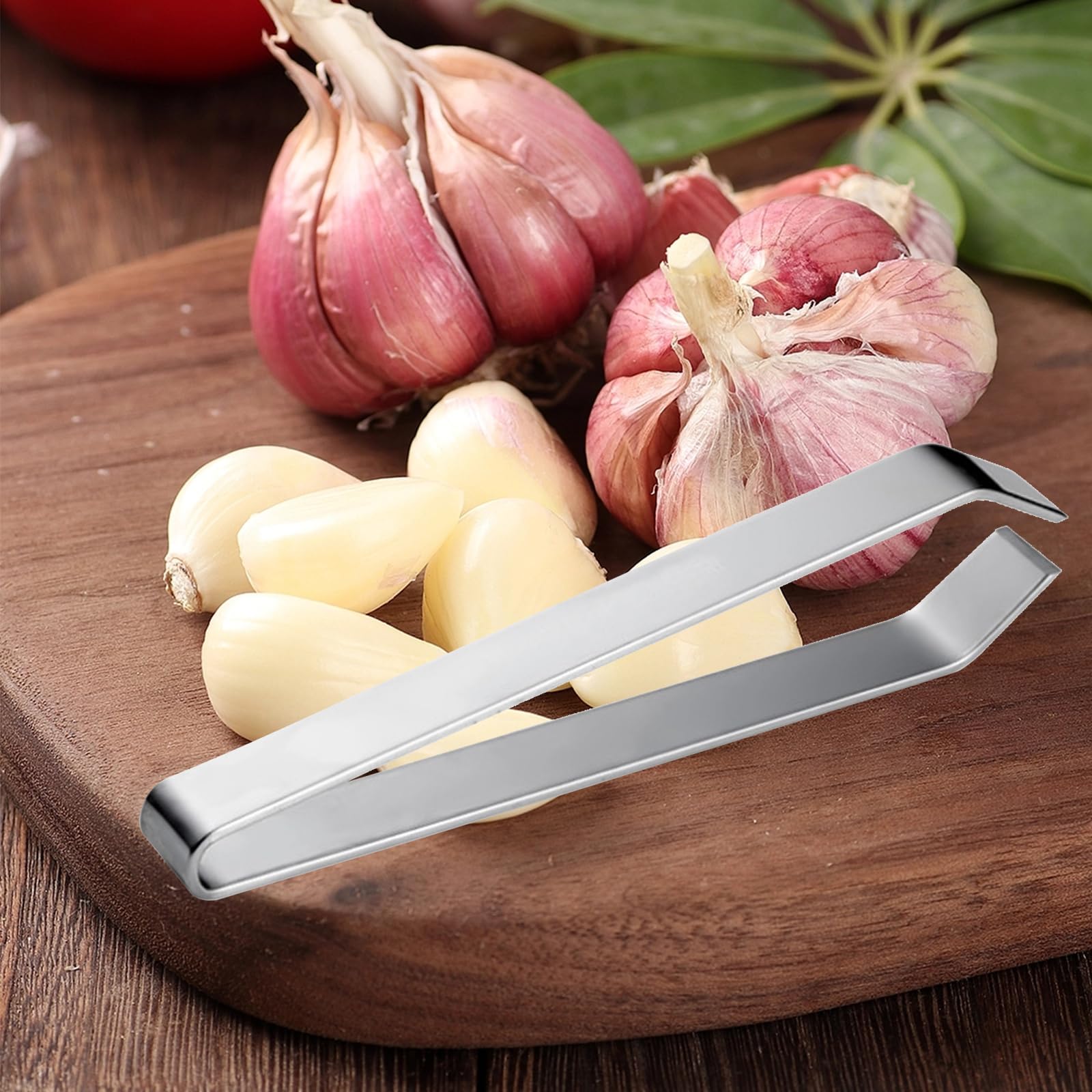 4 Pcs Fish Bone Tweezers Garlic Peeler Skin Remover Stainless Steel Flat and Slant Pliers Set for Kitchen Salmon Trout