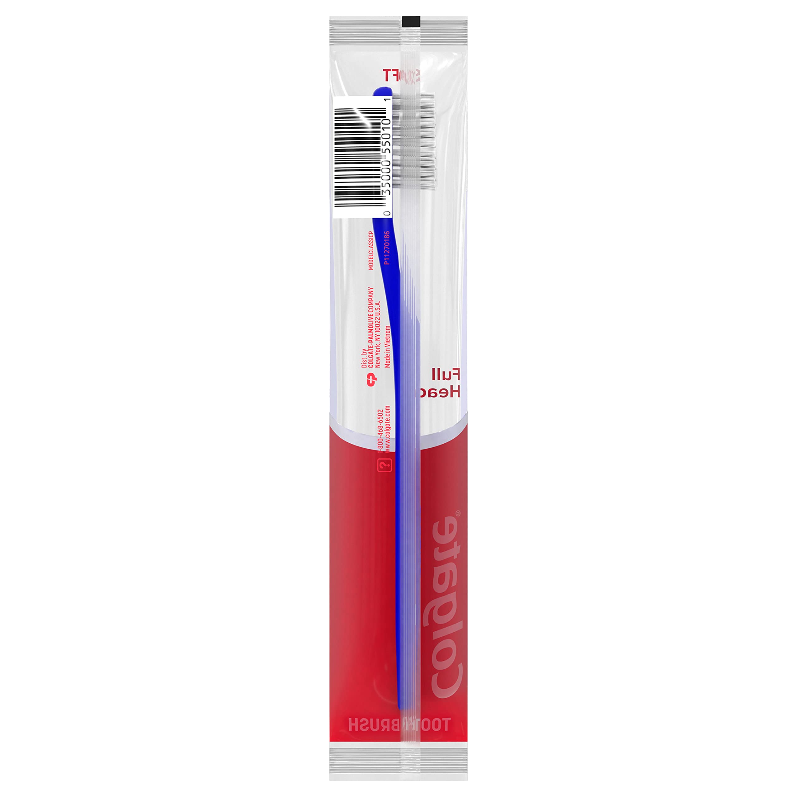 Colgate Soft Toothbrushes, Bulk Toothbrushes, Individually Wrapped Toothbrushes for Adults, Case of 144