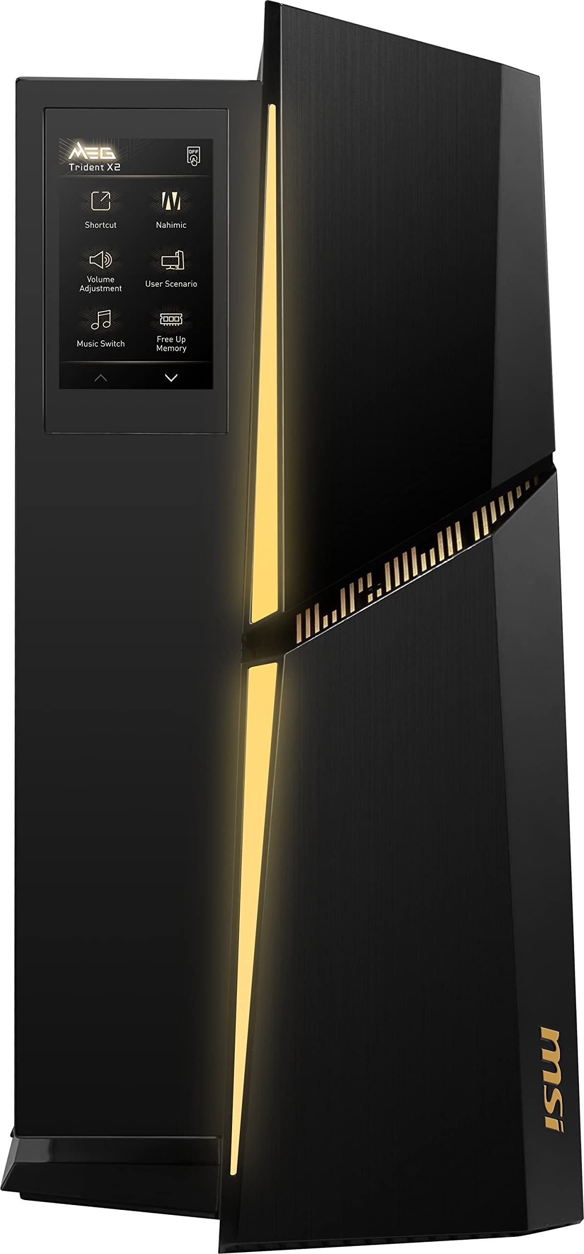 2023 MSI MEG Trident X2 13NUF-074US (i7-13700KF, 32GB RAM, 2TB NVMe SSD + 1TB HDD, RTX 4070Ti 12GB, Windows 11) Gaming Desktop PC