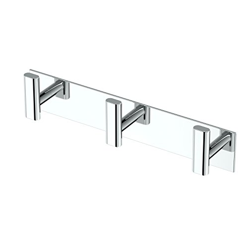 Gatco 1287 Elevate, Triple All Modern Décor Hook, Chrome