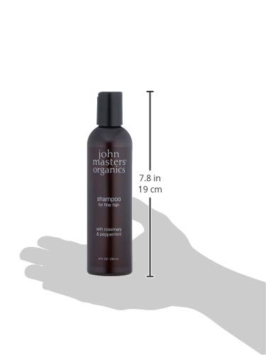 Shampoo for Fine Hair with Rosemary & Peppermint 8 oz