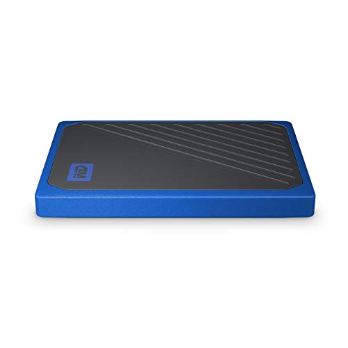 Western Digital 1TB My Passport Go SSD Cobalt Portable External Storage, USB 3.0 - Western DigitalBMCG0010BBT-WESN