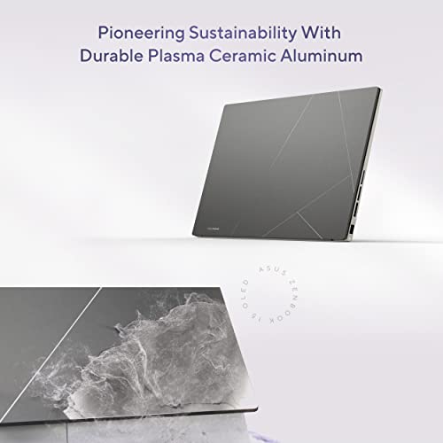 ASUS Zenbook 15 OLED Laptop, 15.6” OLED 2.8K Display, AMD Ryzen 7 7735U CPU, AMD Radeon Graphics, 32GB RAM, 1TB SSD, Windows 11 Home, Basalt Grey, UM3504DA-DS76