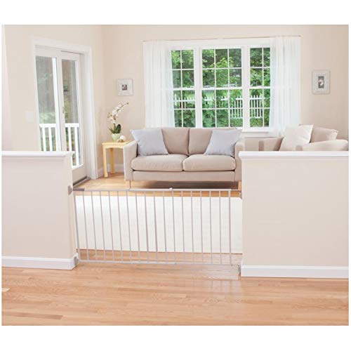 Sliding Metal Safety Gate - White, 40" to 64"