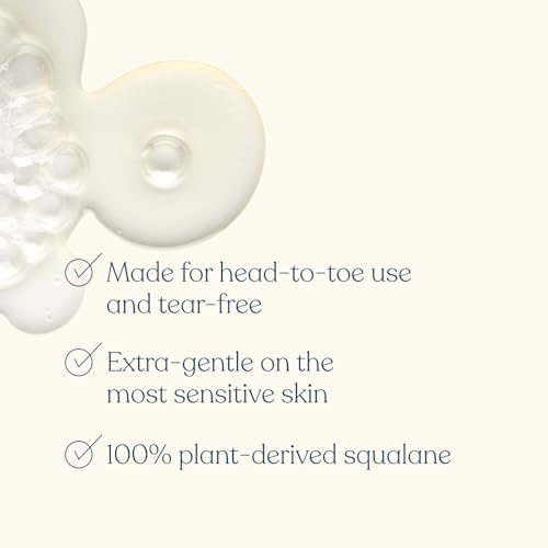 Pipette Baby Shampoo and Body Wash - Rose + Geranium, Tear-Free Bath Time, Hypoallergenic, Moisturizing Plant-Derived Squalane, Non-Toxic, Sulfate Free, 11.8 fl oz