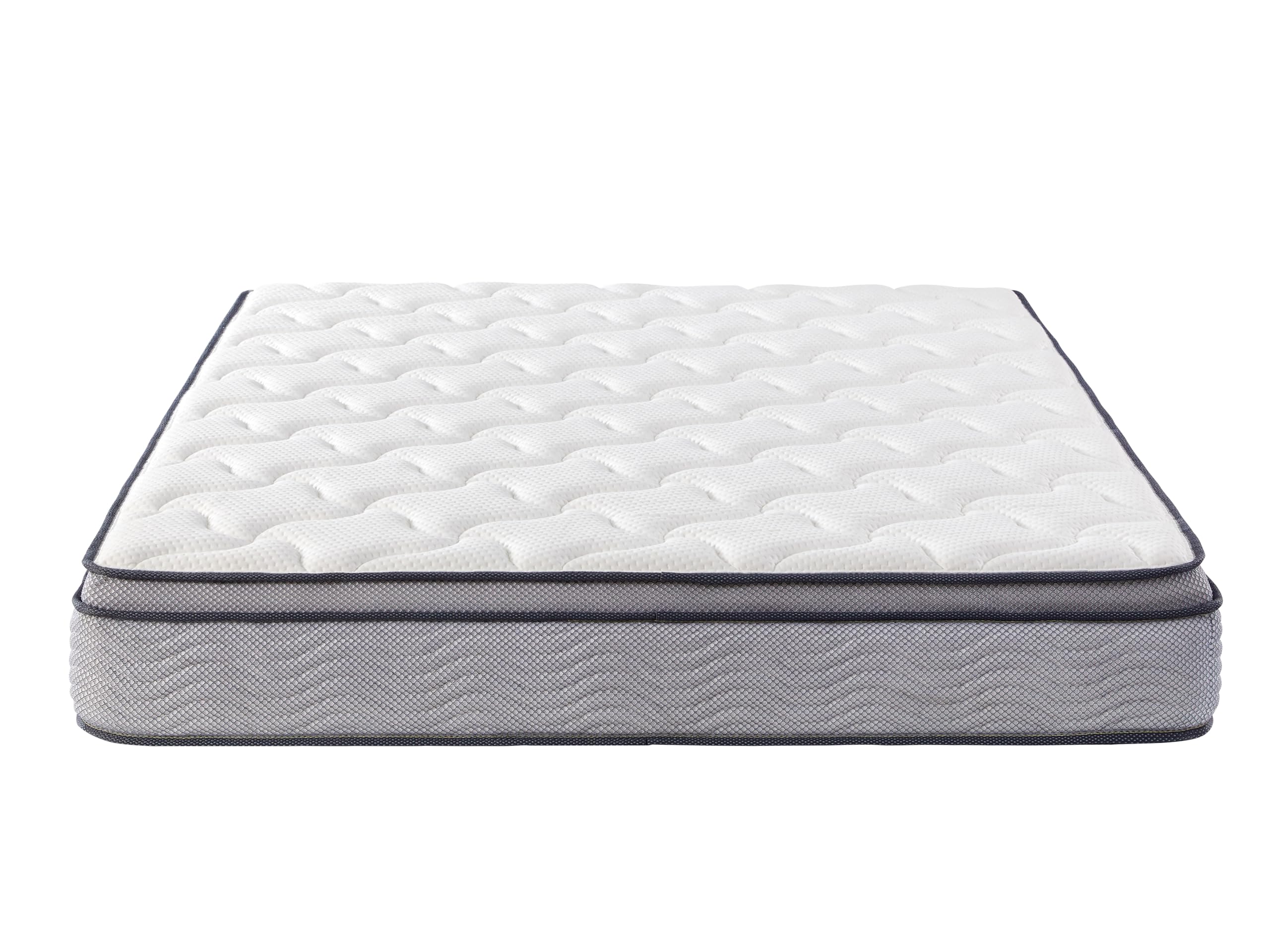 restologie Sigma 10 inch Hybrid Mattress/Made in America/Pocket Coils & Memory Foam for Cooling and Comfort/Reinforced Edge Support/Mattress in a Box/Firm Tight Top (Queen (U.S. Standard))