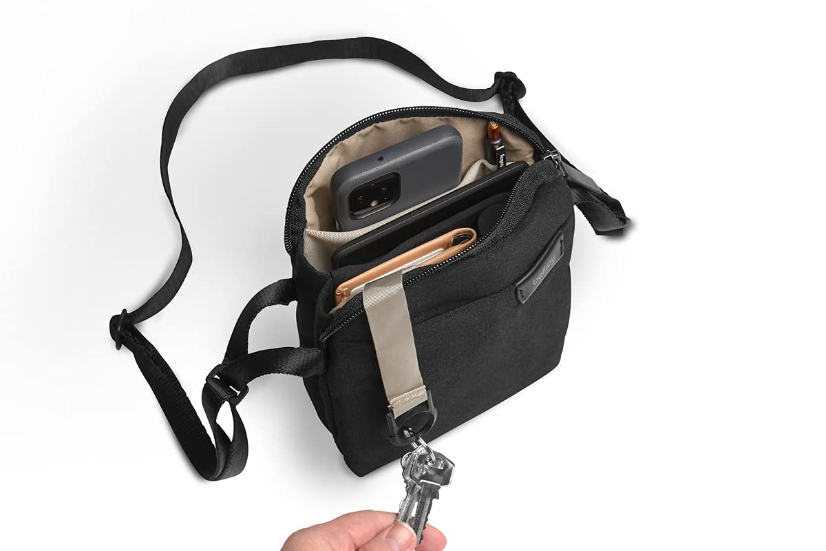 Bellroy City Pouch (cross-body bag, e-reader or small tablet, wallet, sunglasses, phone) - MelbourneBlack