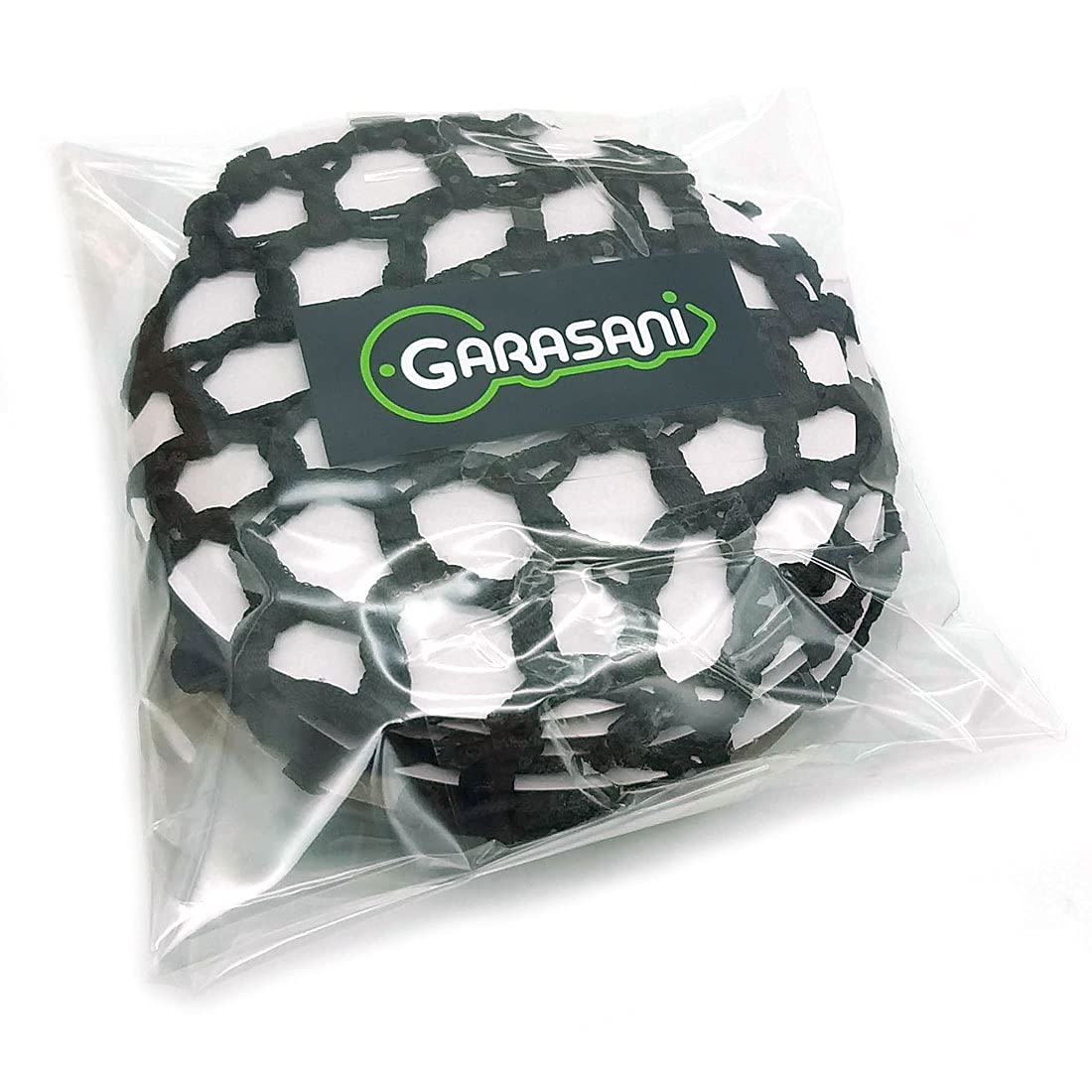 GARASANI 5 Pack Women Ballet Dance Skating Snoods Hair Net Bun Cover Black (Bold mesh)