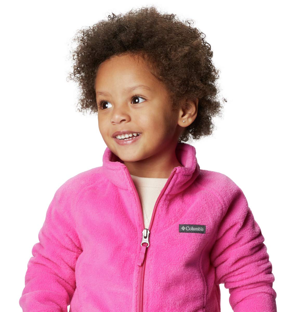 Columbia Baby Toddler Benton Springs Fleece Jacket, Pink Ice, 3T