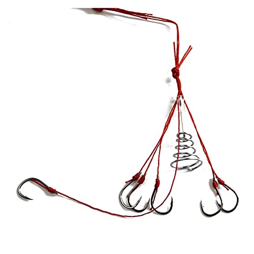 4pcs/lot Fishing Hooks Explosion Hook Capture Off Carbon Steel Sharp Fishhook Fishing Tackle Tool Set Gear Boat Accessories