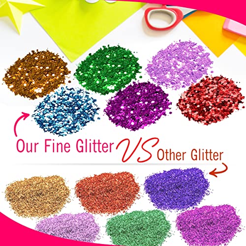 Glitter β 1 LB Gold Glitter β Glitter for Resin, Glitter for Crafts, Fine Glitter for Scrapbooking β Ultimate Bulk Craft Glitter for Tumblers