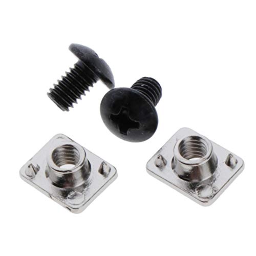 2Pcs Metal Screws Nuts Roller Skates Buckle Strap Screws Replacement Bolts