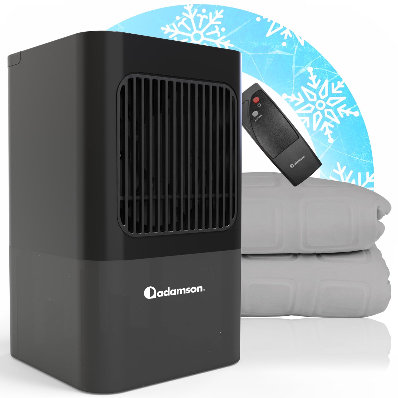 Adamson B9 - New 2024 - Bed Cooling System + PVC Mattress Cooling Bed Pad for Night Sweats + Water Bed Cooler Ideal for Hot Sleepers, Twin 63β L x 28β W + 5-Year Warranty