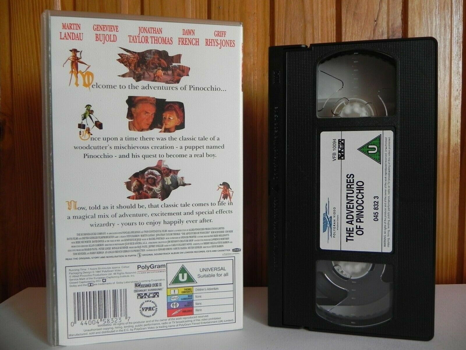 Adventures of Pinocchio [VHS]