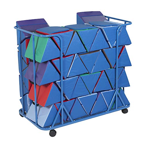 Childrenās Factory, Angeles Universal Cart, AFB7930, Mobile Nap Mats & Soft Play Equipment Storage, Daycare, Preschool, Nursery or Classroom Organizer