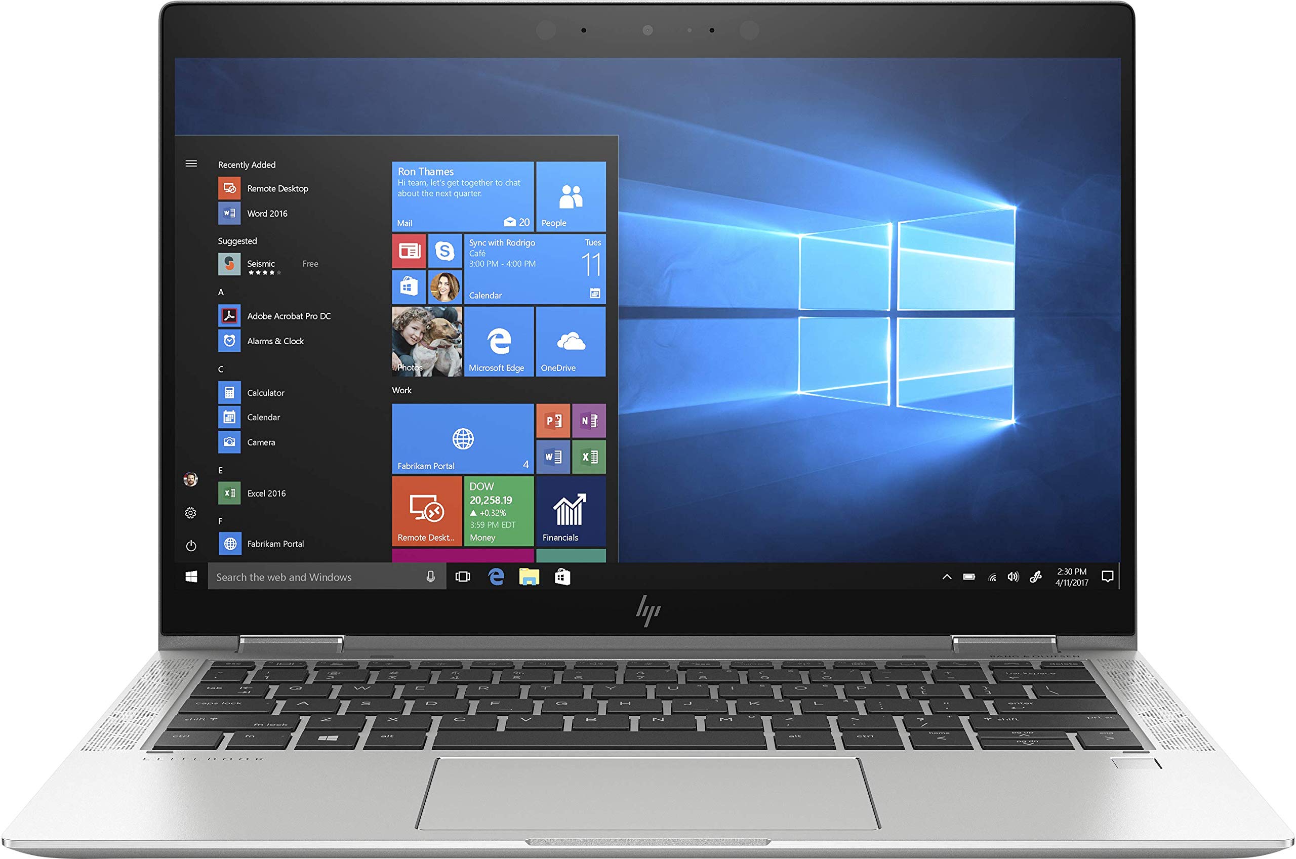 HP Elitebook x360 1030 G4 13.3-Inch 2-in-1 Convertible HD Laptop (4.6GHz Intel i7 Processor, 512GB SSD, 16GB RAM, NFC, IR Cam, IPS Display) Windows 10