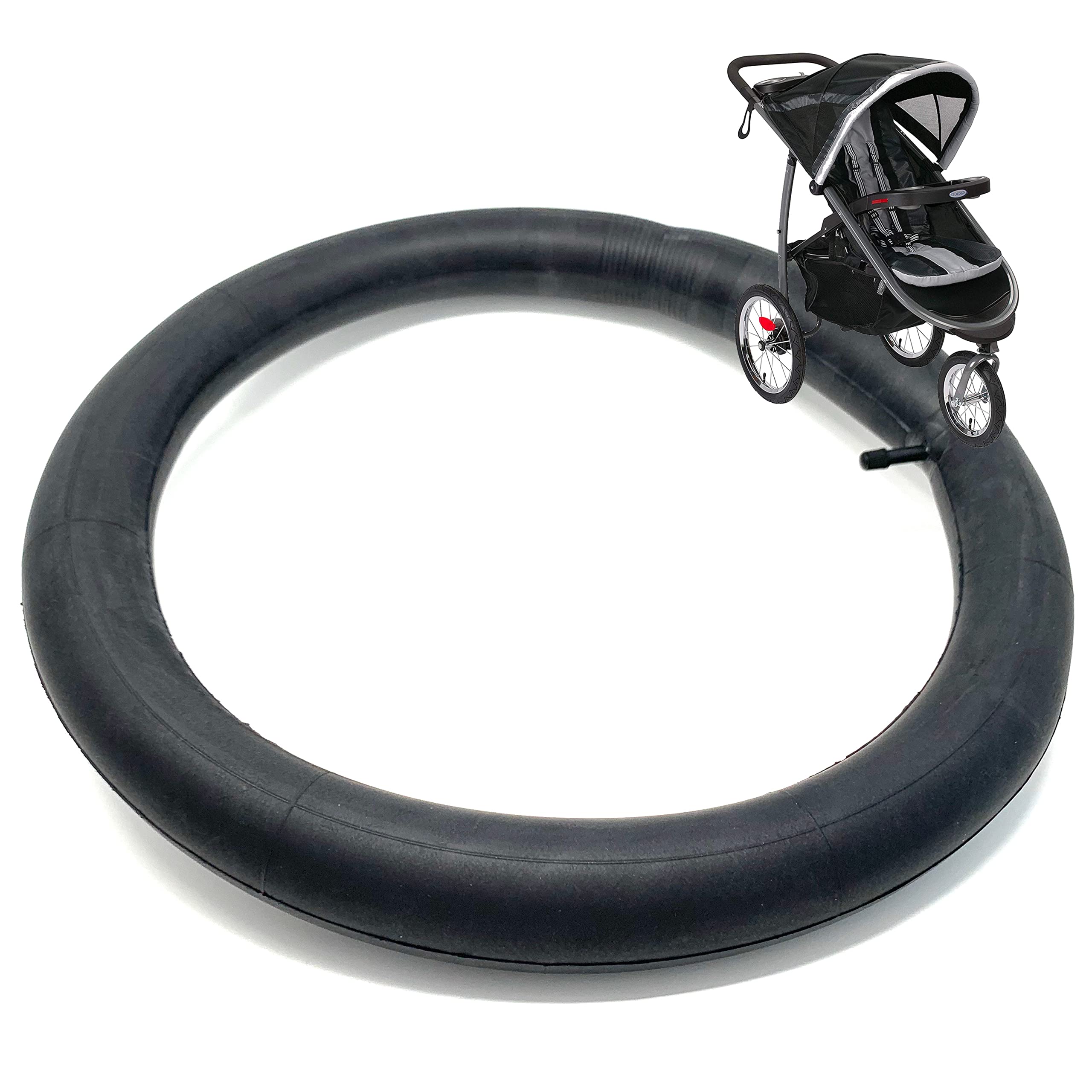 Graco Stroller Tire Tube Replacement - [Rear Wheels] 16"x1.75" Inner Tube for Graco Jogging Strollers - Wayfinder, Alterrain, Revolution Flex/Pro/SE, Strides, Ironman & All Duallie Joggers