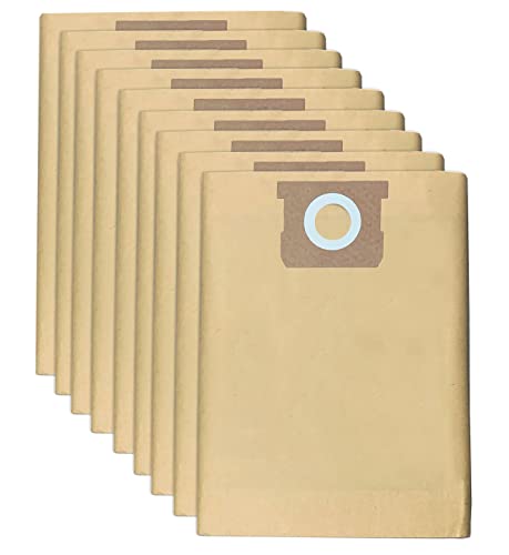 9 Pack DXVA19-4101 Vacuum Bags Compatible with DeWalt 6-10 Gallon Wet/Dry Vacuum DXV06P DXV09P DXV09PA DXV10P DXV10PL DXV10S DXV10SA DXV10SB