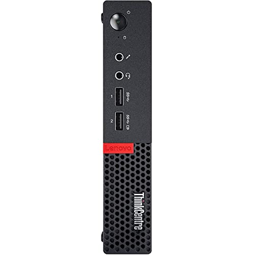 Lenovo ThinkCentre M910x Tiny Desktop, Intel i5 7500 3.4Ghz, 16GB DDR4, 512GB NVMe M.2 SSD, WiFi, Windows 10 Pro (Renewed)