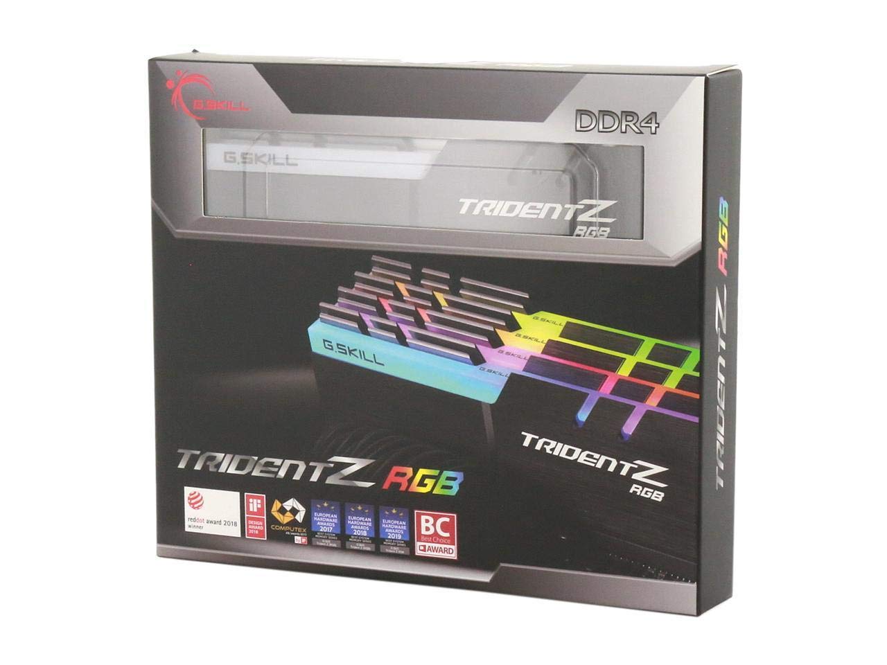G.SKILL Trident Z RGB Series (Intel XMP) DDR4 RAM 128GB (4x32GB) 3200MT/s CL16-18-18-38 1.35V Desktop Computer Memory UDIMM (F4-3200C16Q-128GTZR)