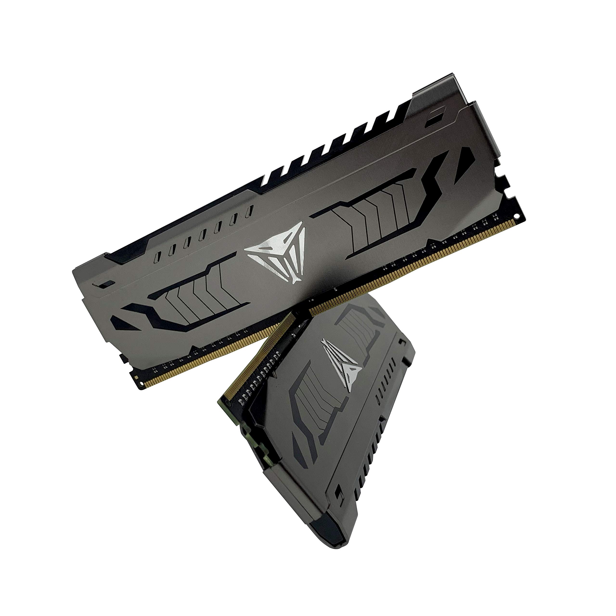 Patriot Viper Steel DDR4 RAM 32GB (2X16GB) 3200MHz CL16 1.35v UDIMM Desktop Gaming Memory Kit Compatible with XMP - PVS432G320C6K