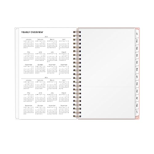 2023-2024 Blue Sky™ Weekly/Monthly Planning Calendar, 5" x 8", Roosevelt Multi Frosted, July 2023 to June 2024, 144277