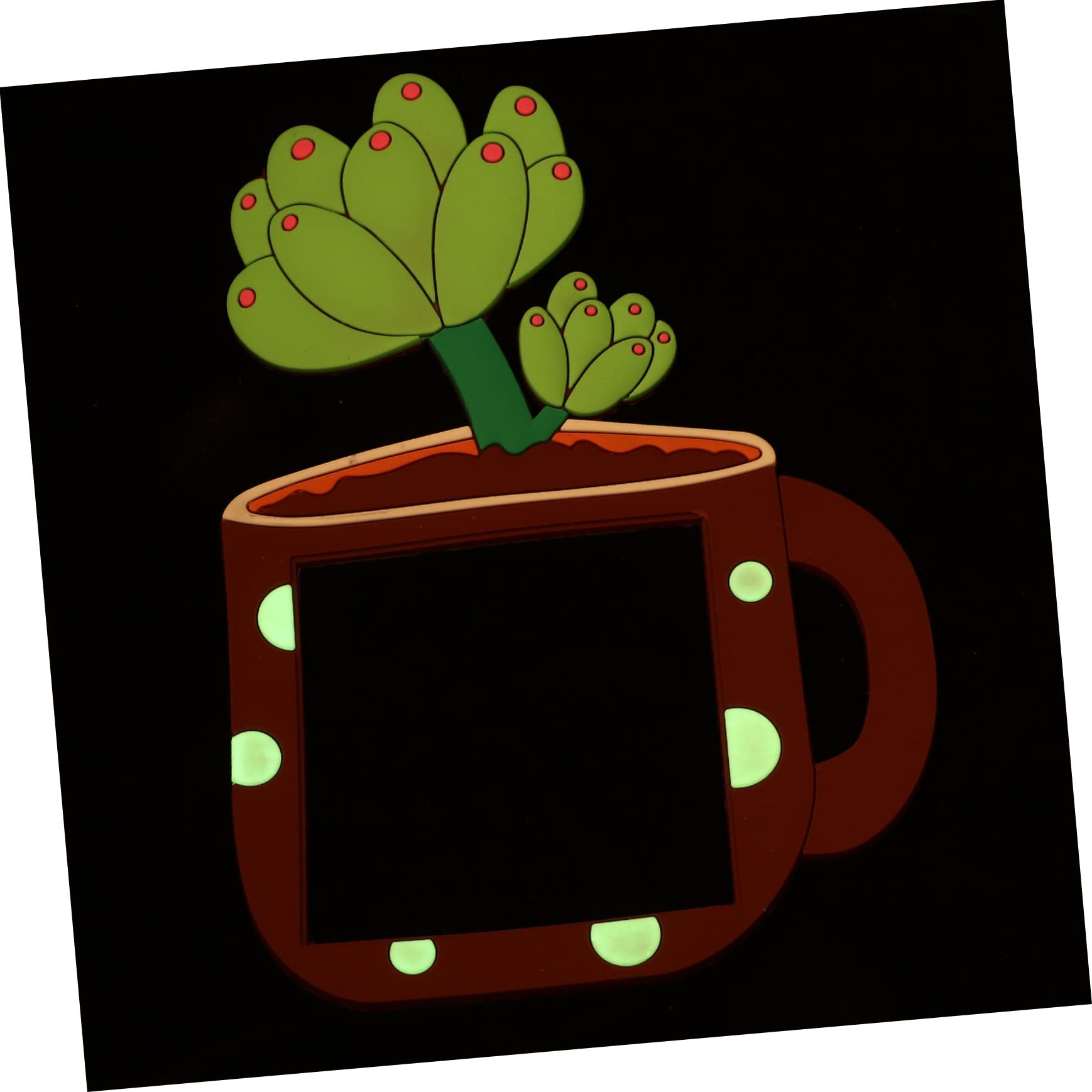 4 Sets Sticker Room Decor Cactus Stickers Label Stickers LED dimmer Wall Decals Glow in The Decorations Socket Stickers Wall Stickers Juicy