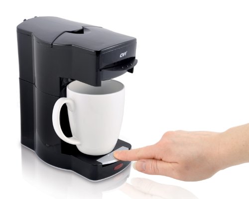 Café Valet Black Single Serve Coffee Brewer, Exclusively for use with Café Valet Coffee Packs