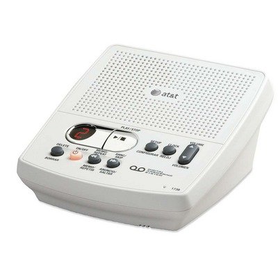 ADVANCED FORMULATIONS ATT1739 Answering System, 40-Minute Recording, CID Announce, White
