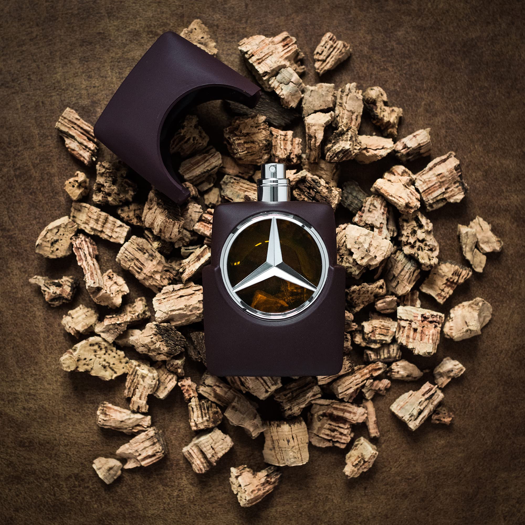 Mercedes Benz Man Private - Amber Woody Eau de Parfum - Mens Cologne Gift for Men - Long-Lasting Scent with Patchouli and Cedar - 3.4 oz EDP Spray