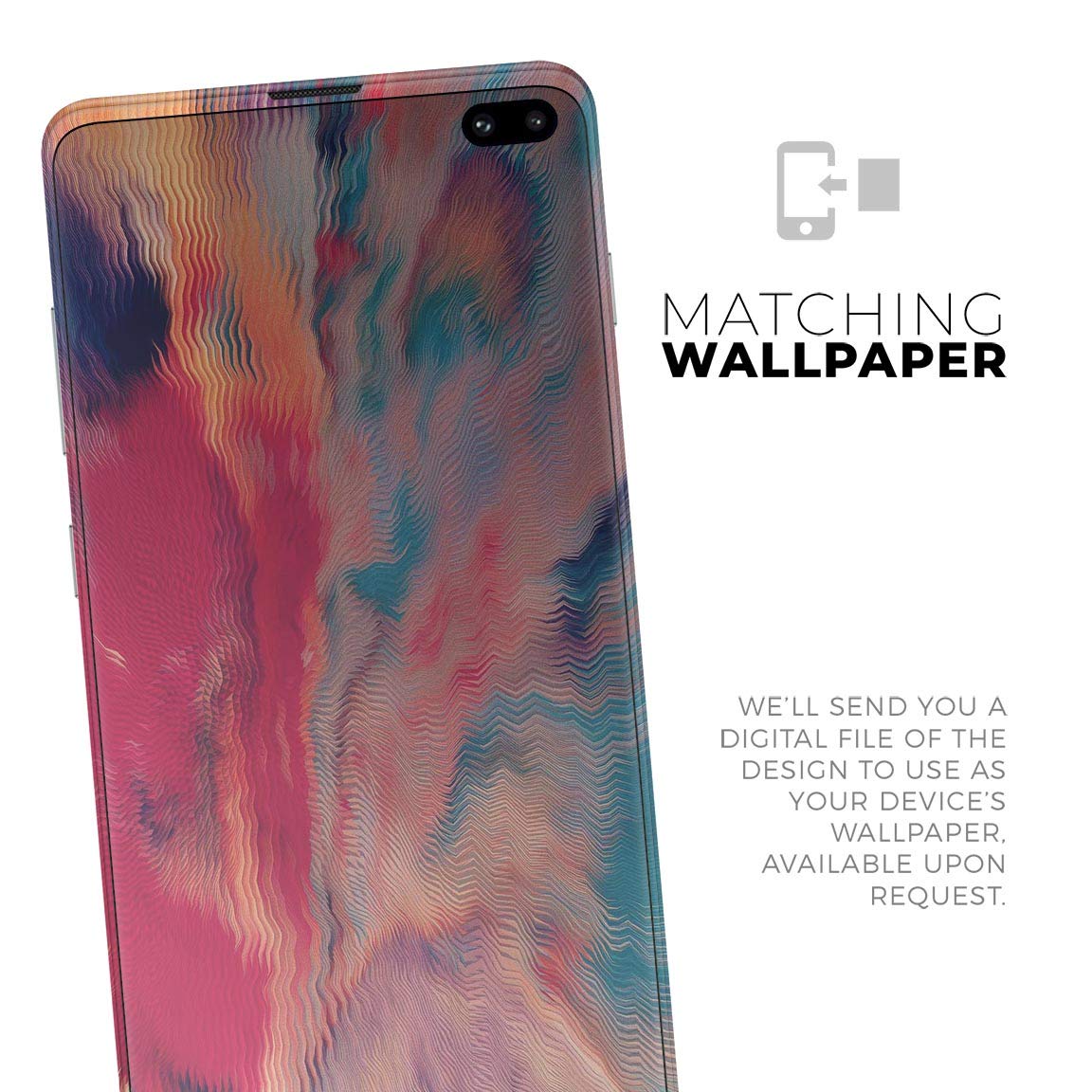 DesignSkinz Liquid Abstract Paint Remix V78 Protective Vinyl Decal Wrap Skin Cover Compatible with The Samsung Galaxy S20 (Screen Trim & Back Glass Skin)