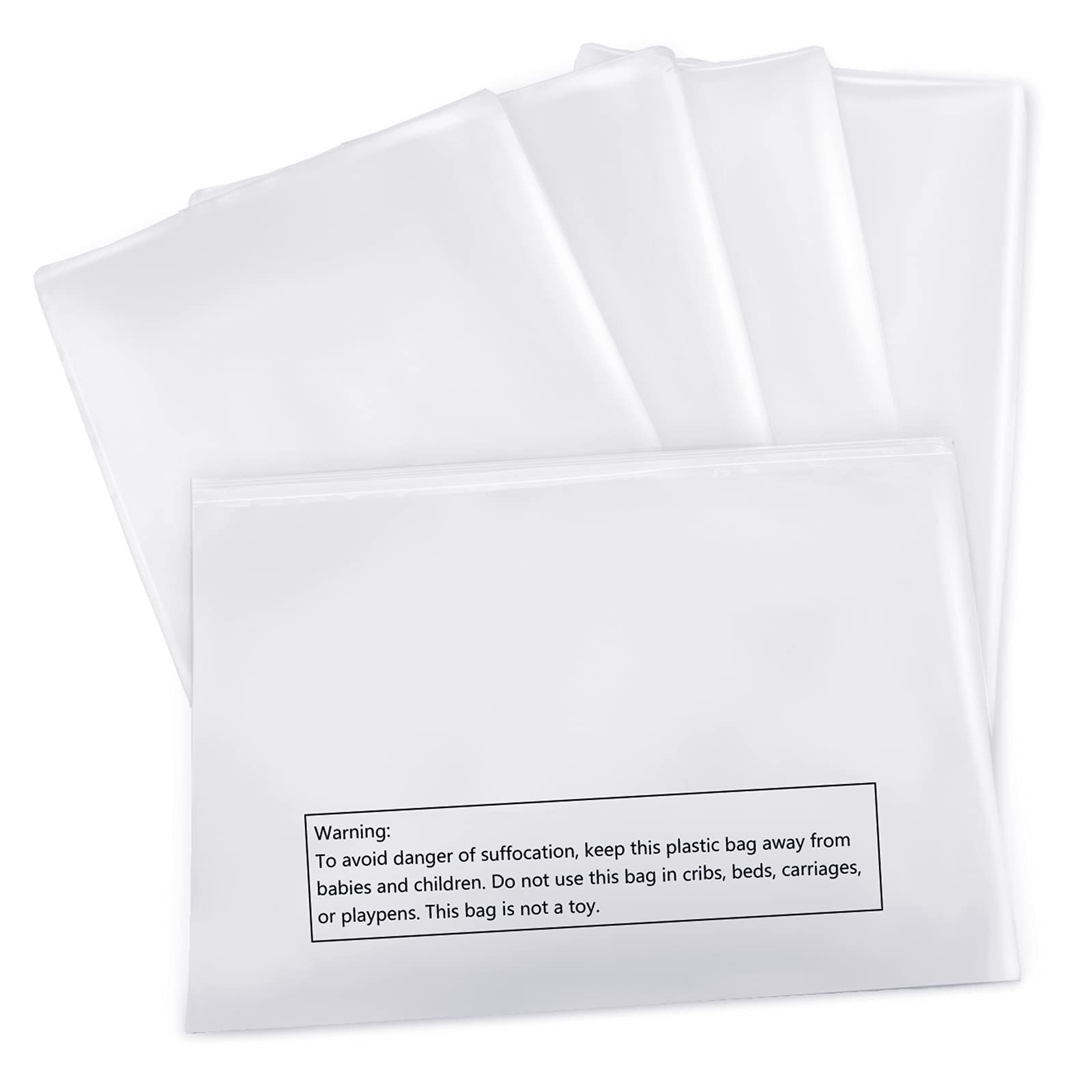 4 Pieces Dust Collector Bags Compatible with Harbor Freight Central Machinery 70 Gallon, Replacement Plastic Clear Dust Collectors for Woodworking, Compatible with Meeting Spec for 97869, 61790 Model