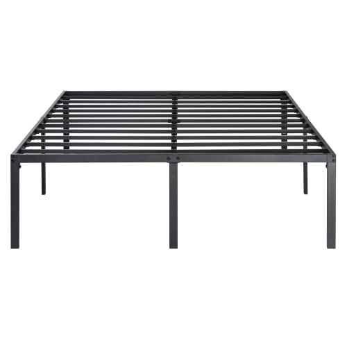 IMUsee Heavy Duty 18inch King Size Metal Platform Bed Frame with Large Under Bed Storage Space, Sturdy Metal Frame/Mattress Foundation/No Box Spring Needed/Easy Assembly/Noise-Free